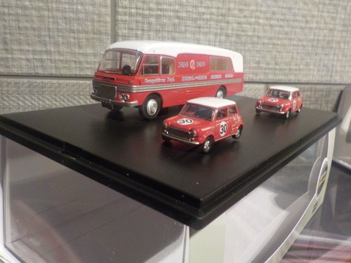 BMC - Car Transporter - Rally - 2 mini Coopers - 1/76 Scale - 76BMC003 ...