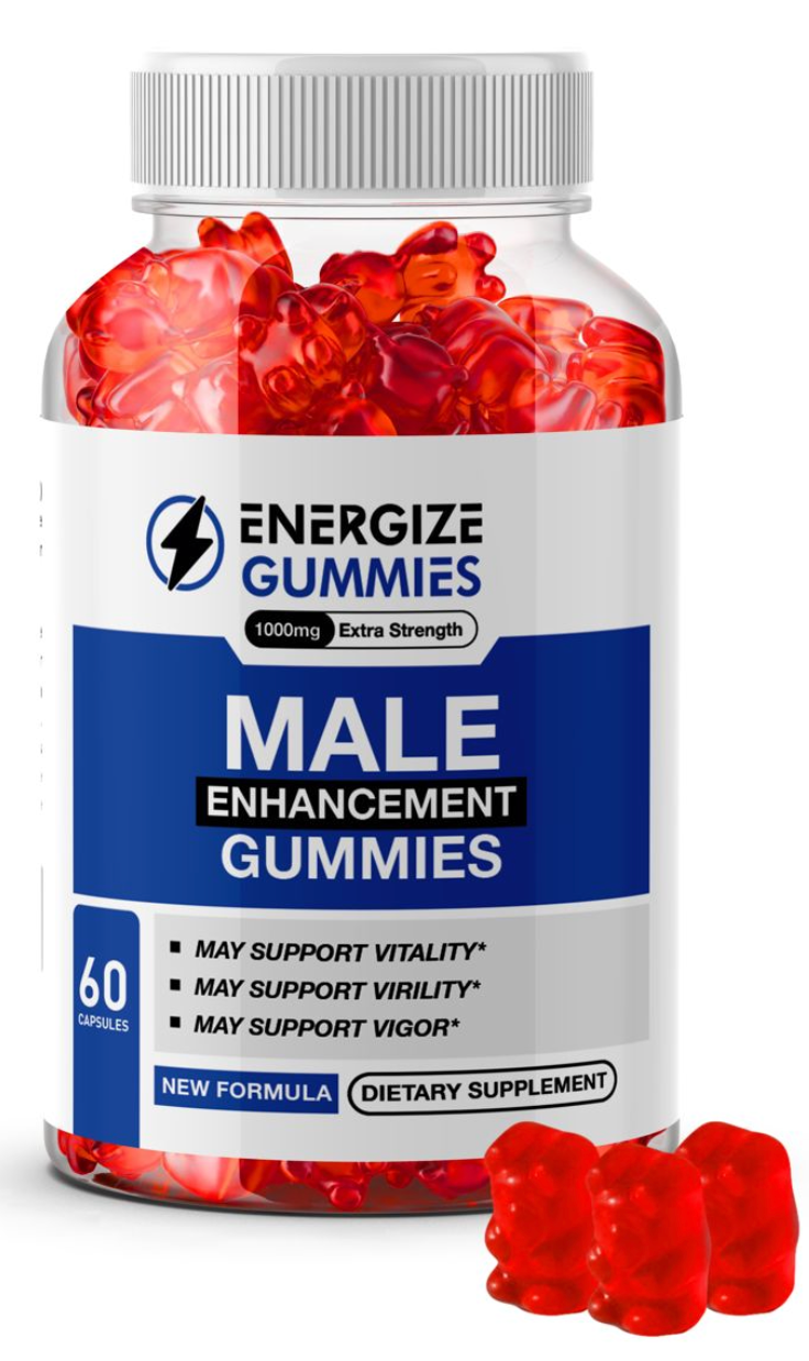 Energize Male Gummies, Gummy for Men to Help with Vitality and Virility ...
