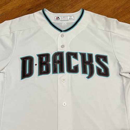 VTG 90s Majestic Arizona Diamondbacks Baseball Team Jersey Men M ...