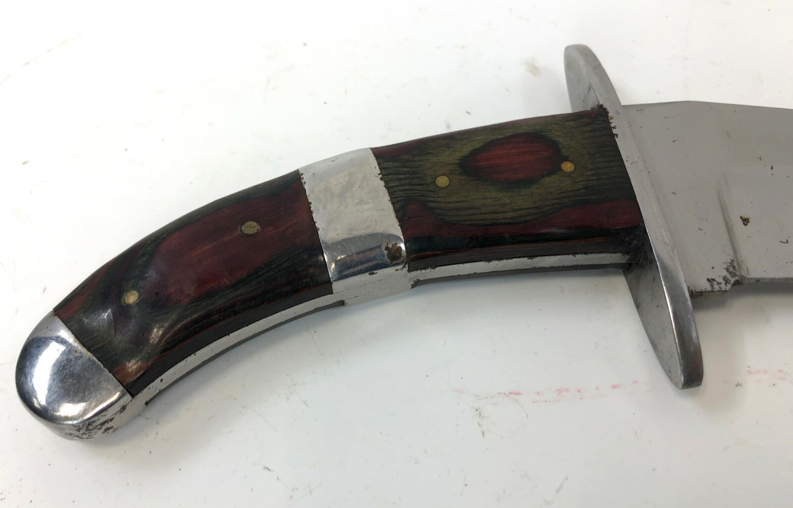 Vintage 12" Handmade Pakistan 440 Stainless Trail Point Conan Skinning ...