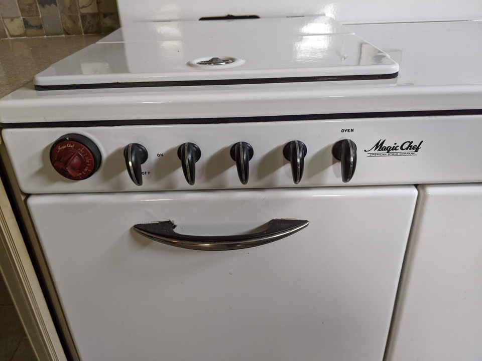 Vintage Magic Chef Stove Oven Appliance 1930s Functional with Storage ...