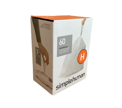 Simplehuman Bin Liners H Code J size M Code T Code K Code D 20L 30L 35L 40L 45L | eBay UK