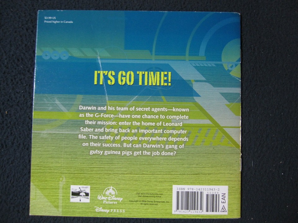 Ready, Set, Mission! (G-Force) [Jun 09, 2009] Cosby, Nate 9781423119432 ...