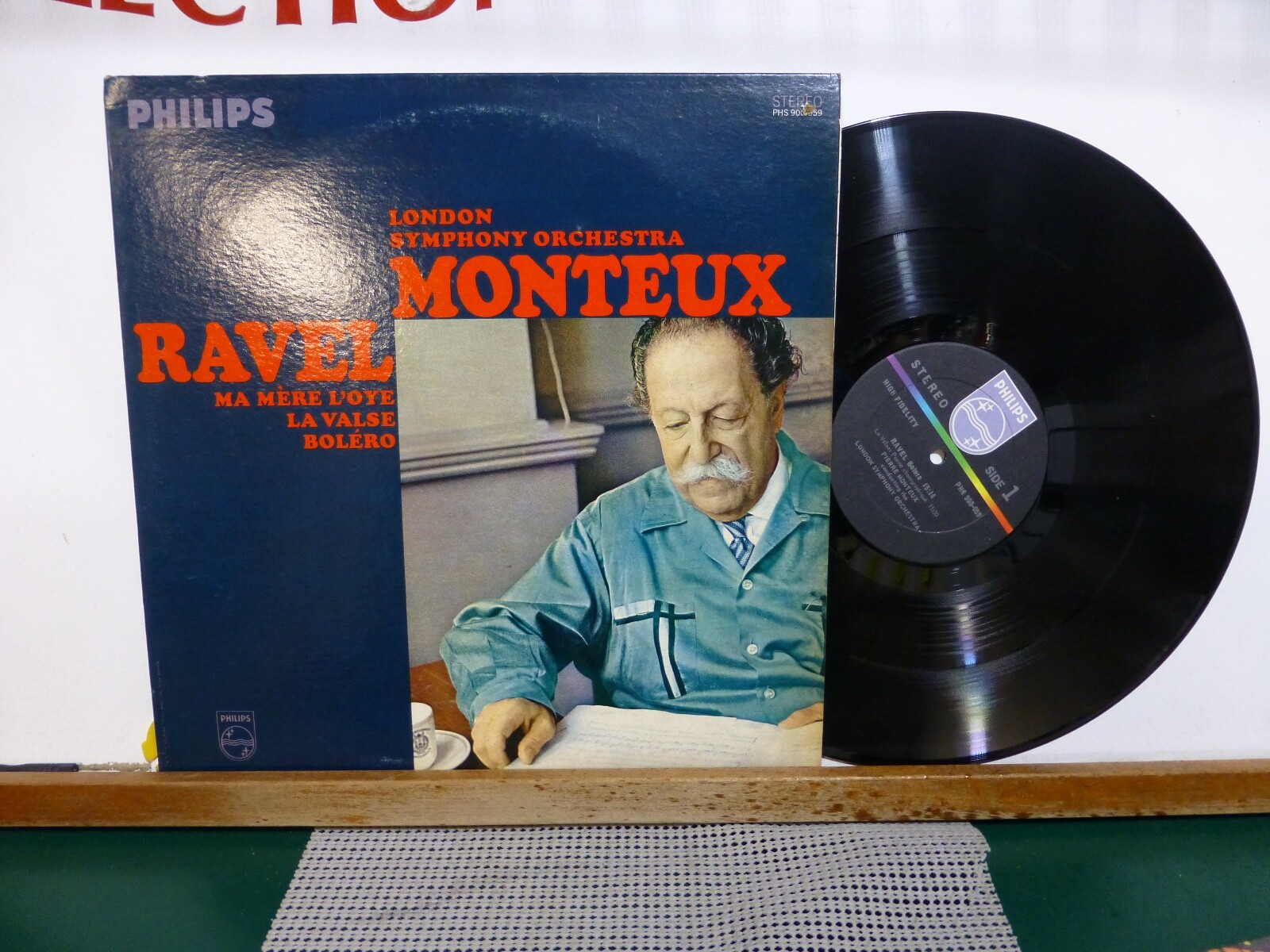 PIERRE MONTEUX RAVEL BOLERO MA MERE L'OYE PHILIPS STEREO NM LP | eBay