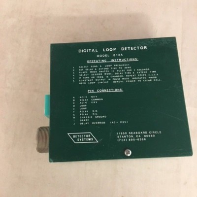 Digital Loop Detector Model 813A - Detector Systems | eBay