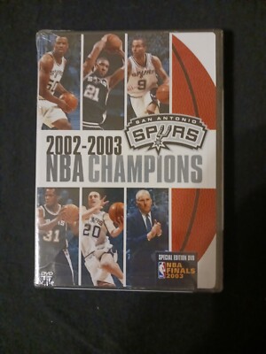 2002-2003 NBA Champions: San Antonio Spurs - DVD Brand New & Factory ...