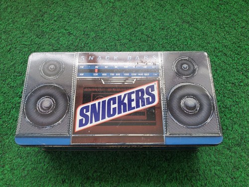 Vintage Snickers Empty Collector Tin Logo 1989 Edition Made in England ...