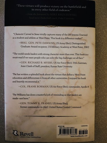 Character Carved in Stone : The 12 Core Virtues of West Point That ...