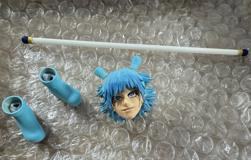 1/12 Custom White Cloth Gown For 6'' Kashimo Hajime Action Figure Body ...