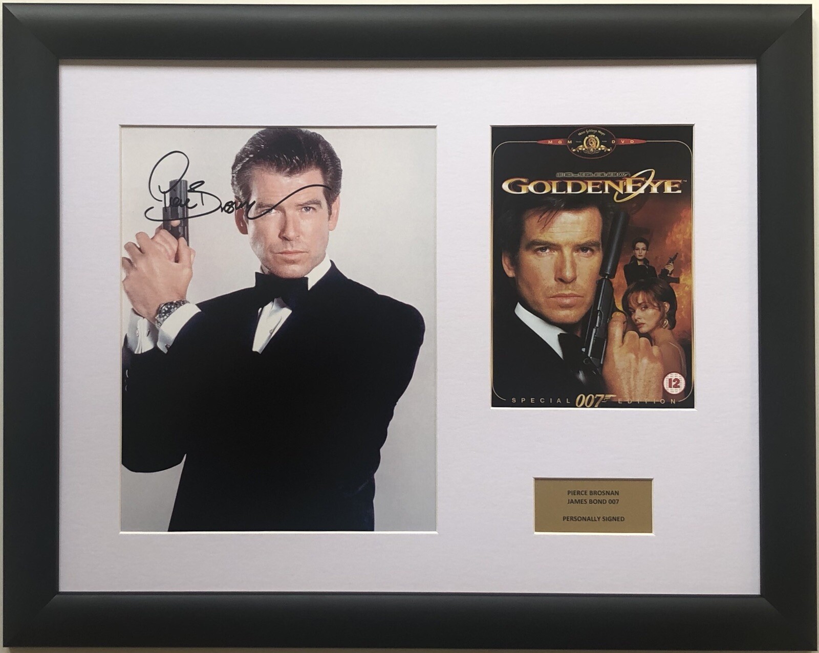 Pierce Brosnan / James Bond 007 / Signed Photo / Autograph / Framed ...