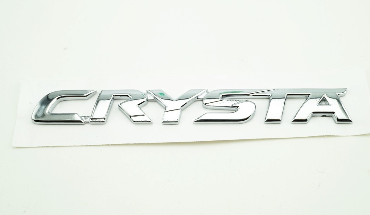 3D Genuine Chrome CRYSTA Logo Emblem Sticker Decal Badge For Toyota ...