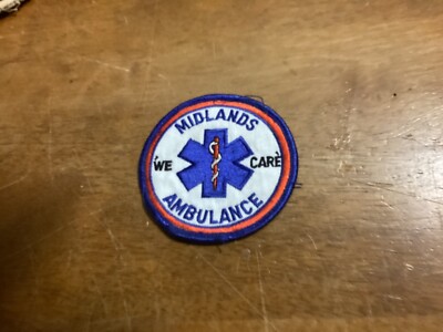 midlands ambulance emt ambulance rescue early patch bx L #8 | eBay