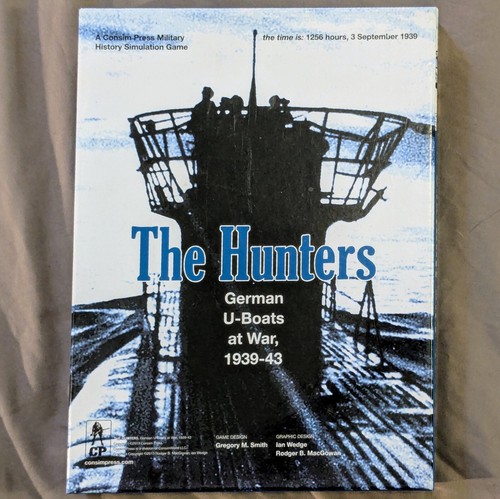 The Hunters German U-Boats at War, 1939-1943 Consim Press GMT solo ...