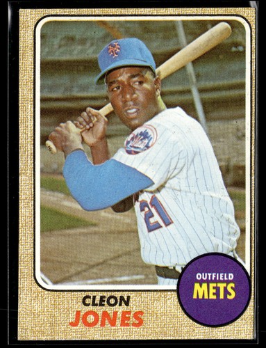 1968 Topps Cleon Jones #254 New York Mets | eBay