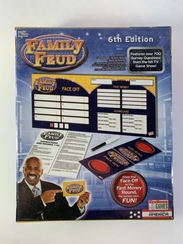 Family Feud 6th Edition Board Game Survey Says Steve Harvey NEW SEALED ...