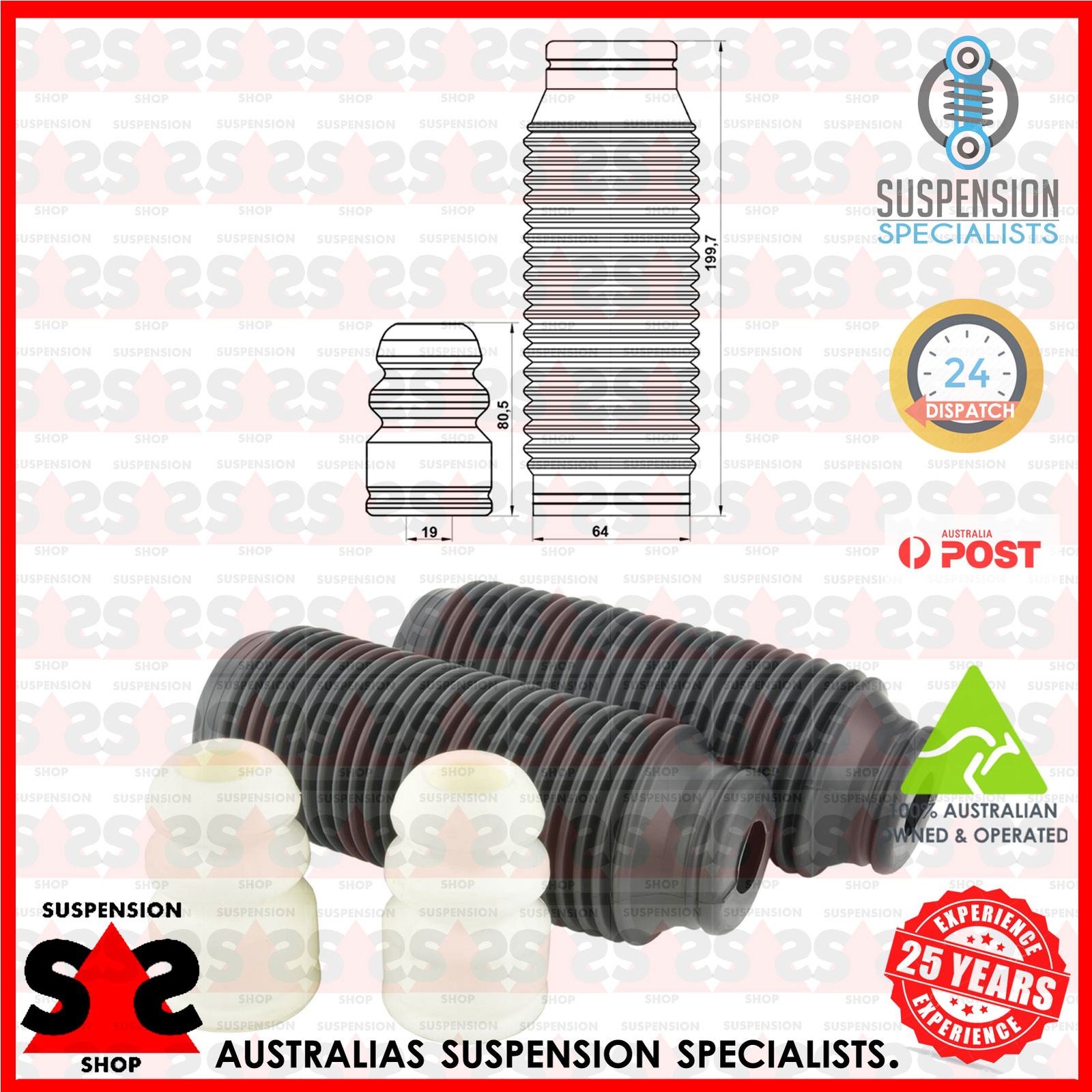 Rear Axle Dust Cover Kit, Shock Absorber Suit HYUNDAI Matrix (Fc) 1.8 ...