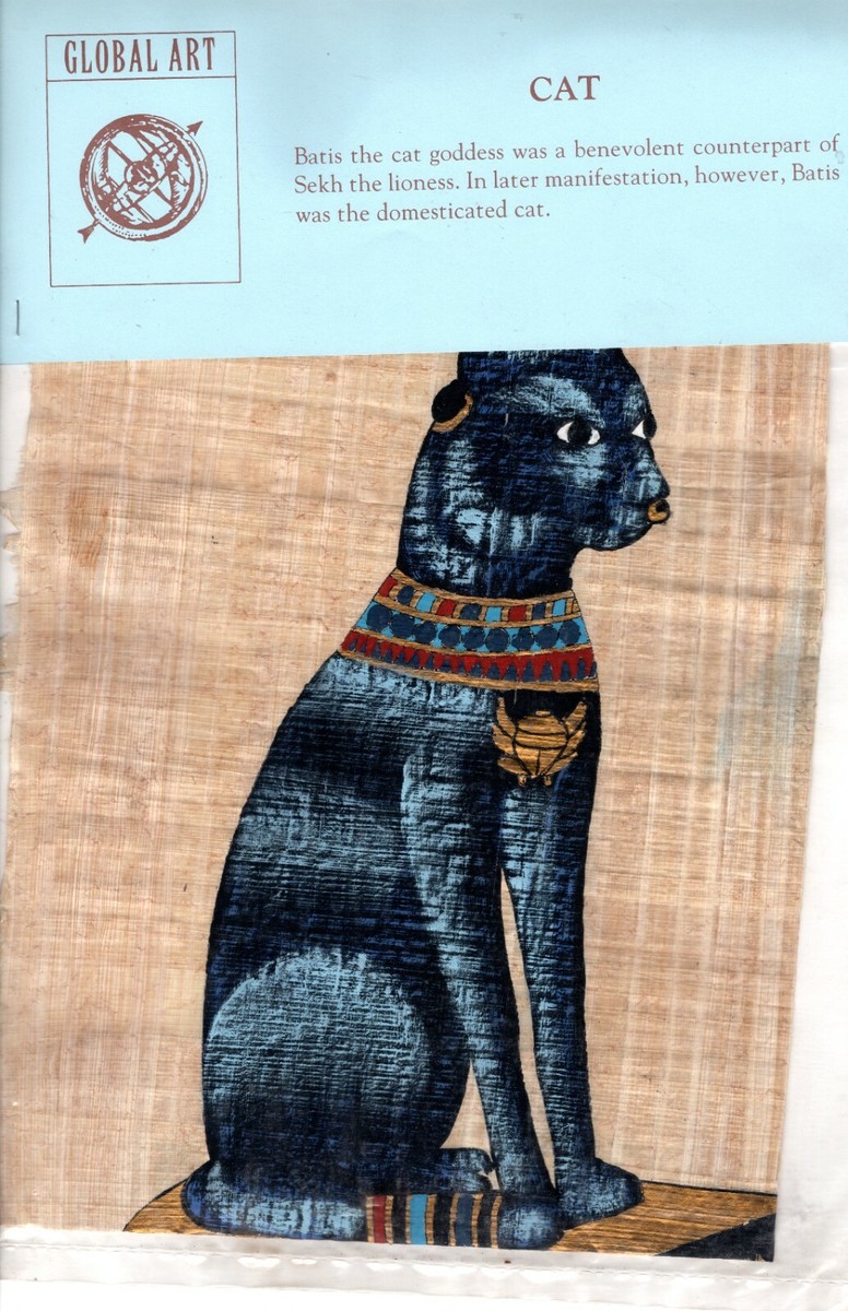 Ancient Egyptian Cat Painting