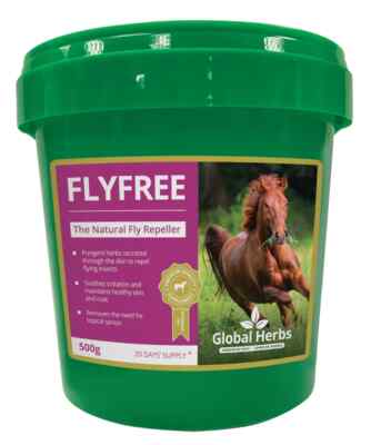 Global Herbs FLYFREE Horse Supplement The Natural Fly Repeller | eBay UK