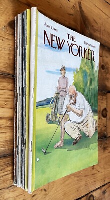 8 VTG New Yorker Magazine June July August September 1965 Complete ...