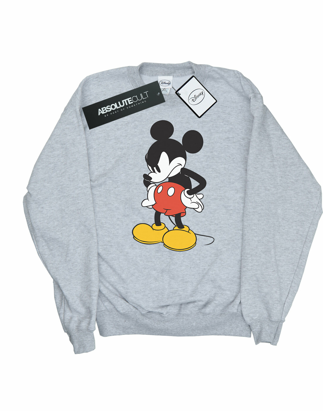 Disney Women's Mickey Mouse Angry Look Down Sweatshirt | eBay