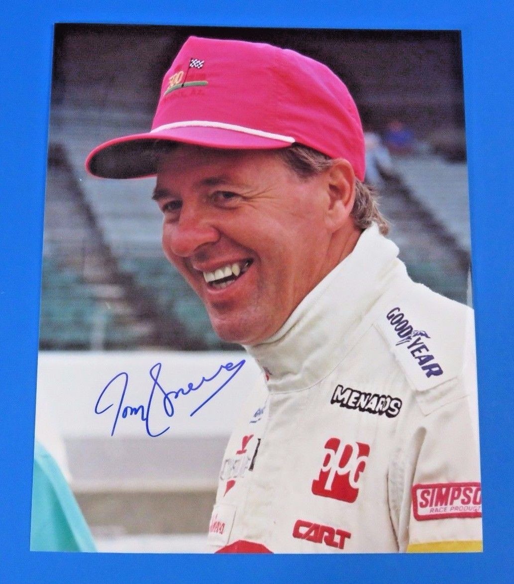 TOM SNEVA SIGNED 8x10 PHOTO ~ INDYCAR RACING LEGEND ~ AUTOGRAPH | eBay