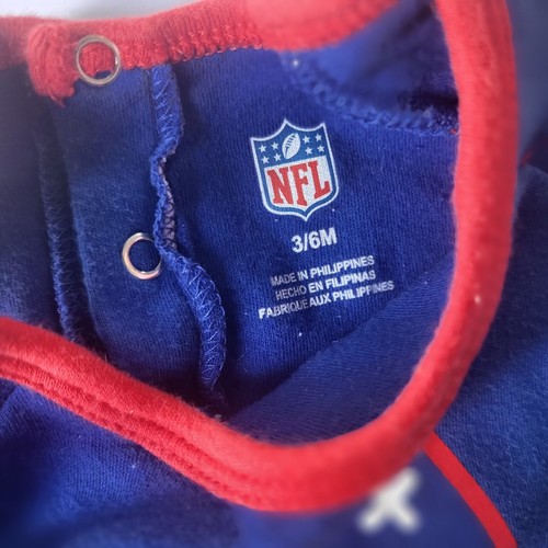 NFL bills baby one-piece shirt 3-6 months girls ruffle sleeves | eBay