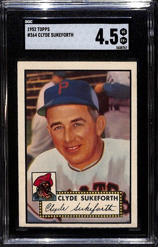 1952 Topps #364 Clyde Sukeforth - Set Break! SGC 4.5 RC | eBay