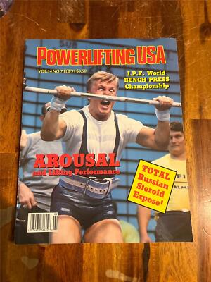 POWERLIFTING USA muscle strongman bodybuilding magazine JUHA HYTTINEN 2 ...
