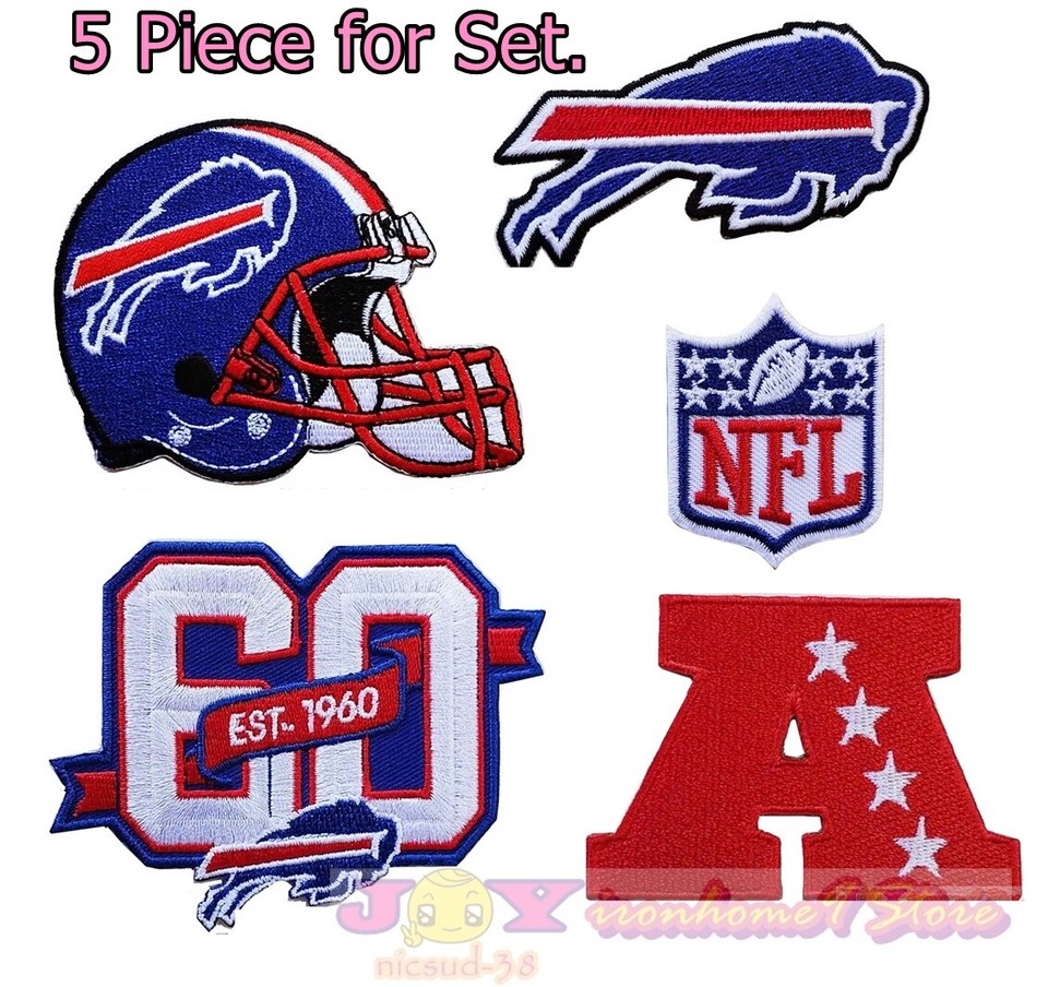 Buffalo Bills Football Patches Embriodery for From Thai 🛫To🛬USA🚚USPS ...