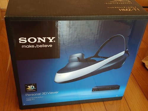 SONY Head Mounted Display Personal 3D Viewer HMZ-T1 HMZ-T3W with BOX ...