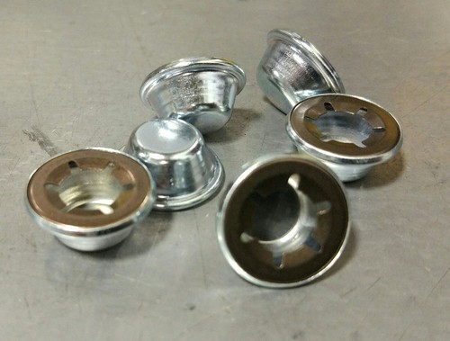10pcs x 8mm 5/16" Capped Starlock Washers Push on Fasterns. Cap Star ...
