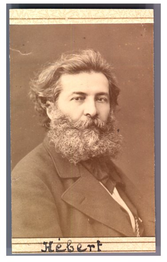 Ernest Hébert, peintre français Vintage albumen print. Ernest Hébert ...