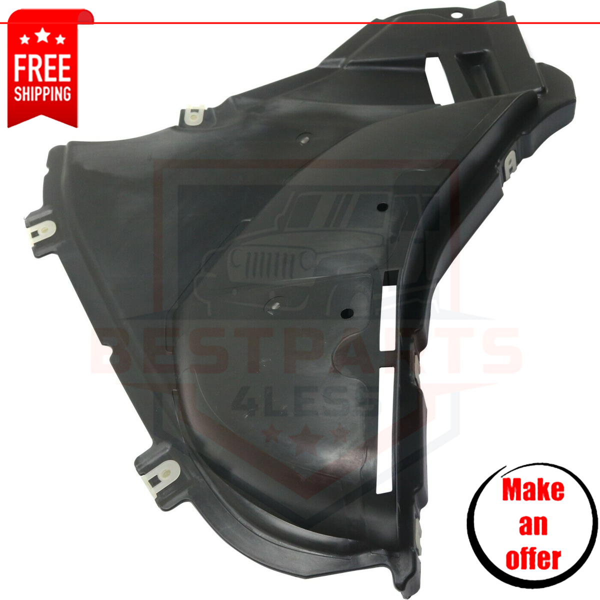 Front Fender Liner 51757340744 plastic right side for 2017-2020 BMW ...