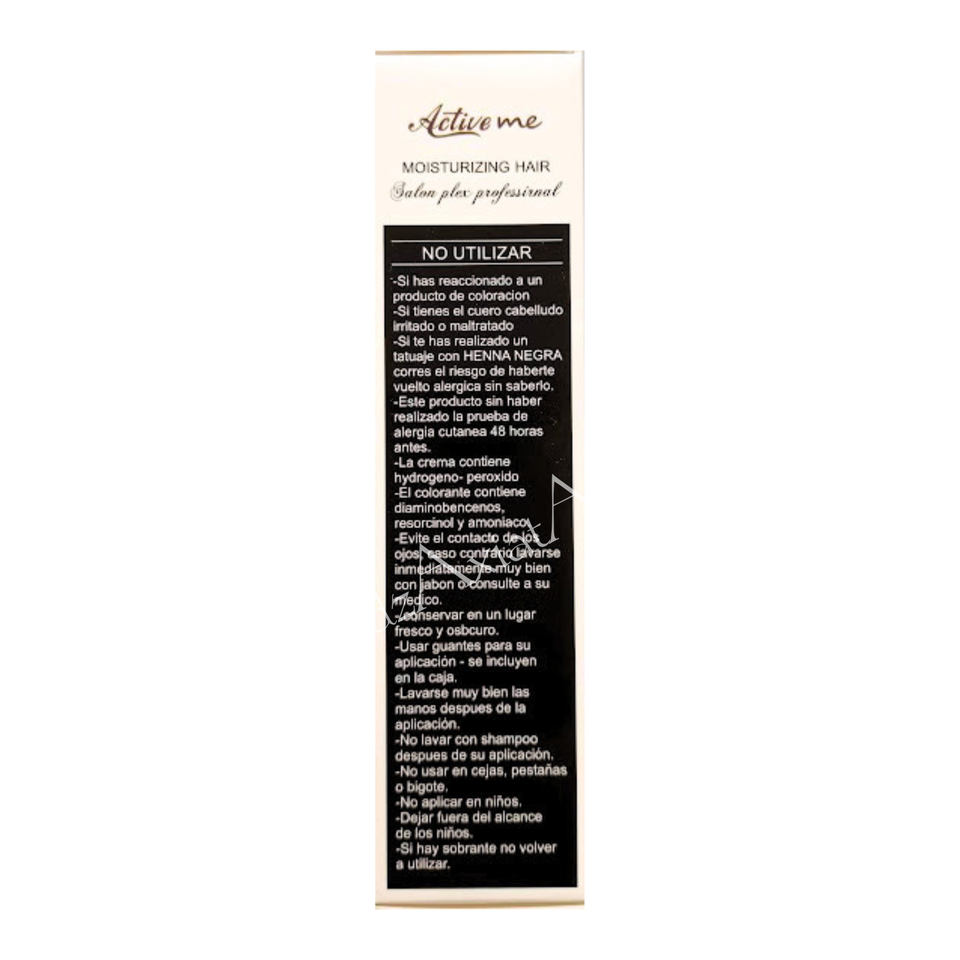 Hair Color ACTIVE ME Salon Flex Profesional 80 ml x 2 – Black | eBay