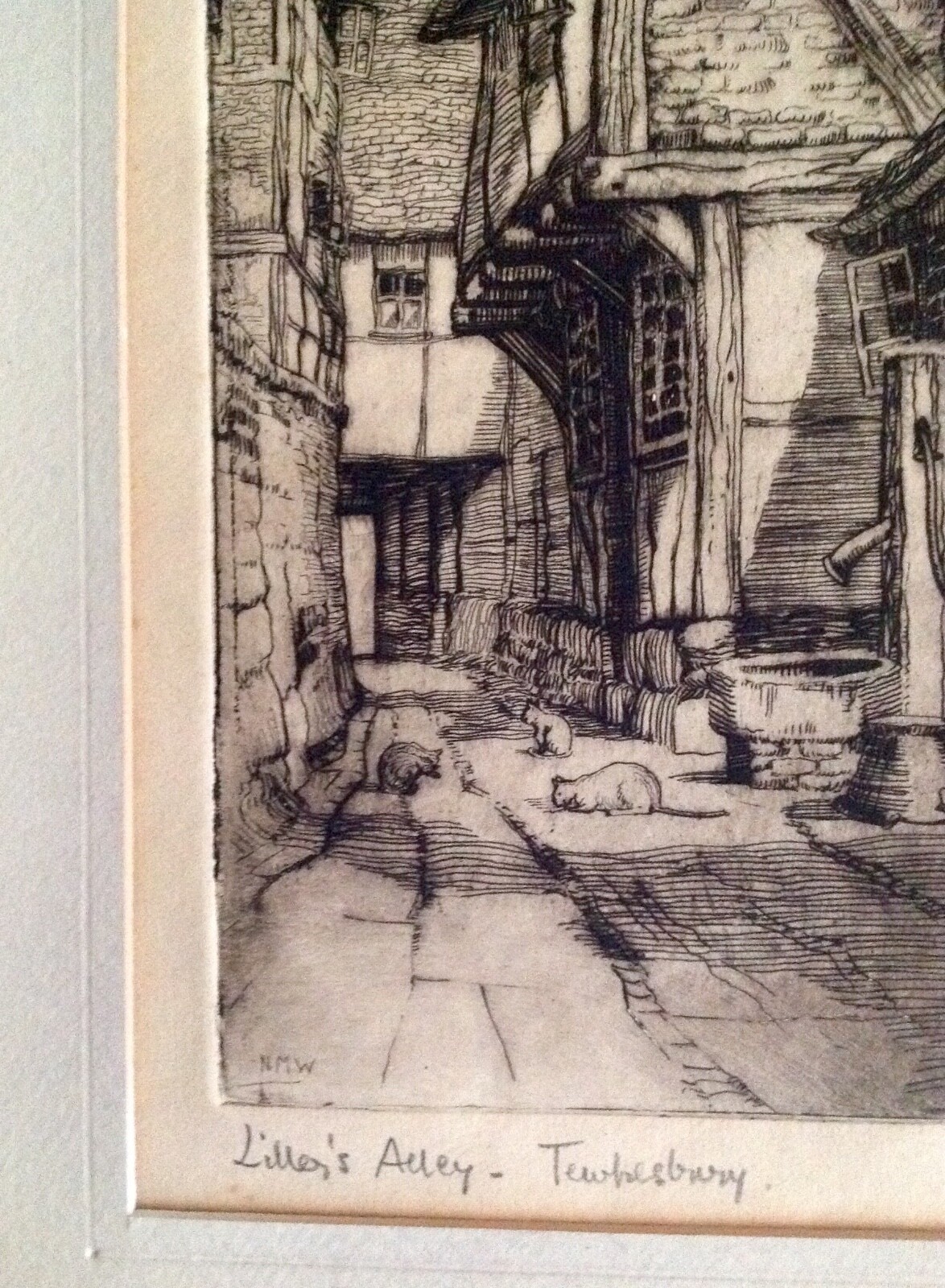 Etching by N. M. Ward | eBay UK