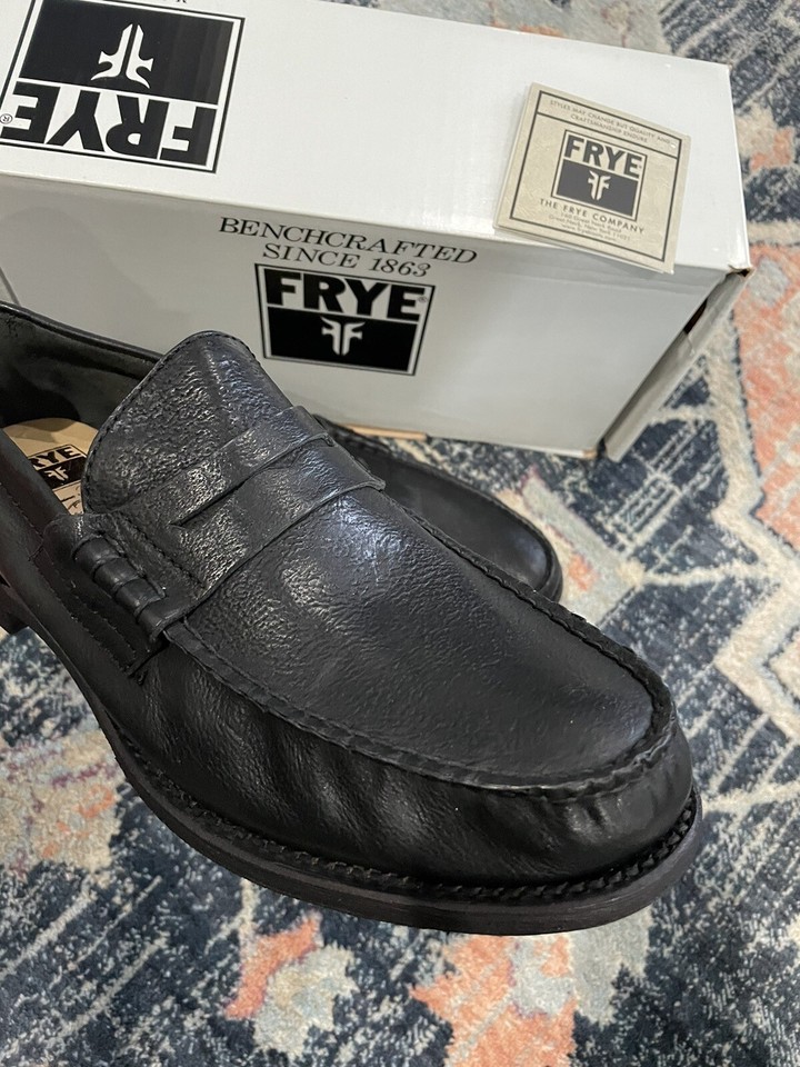 New Frye Gregory Penny 80625 Loafer Distressed Leather handmade Mexico ...