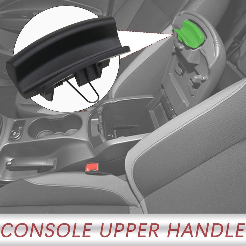 Floor Center Console Upper Latch Handle Compatible with 2013-2018 Ford ...