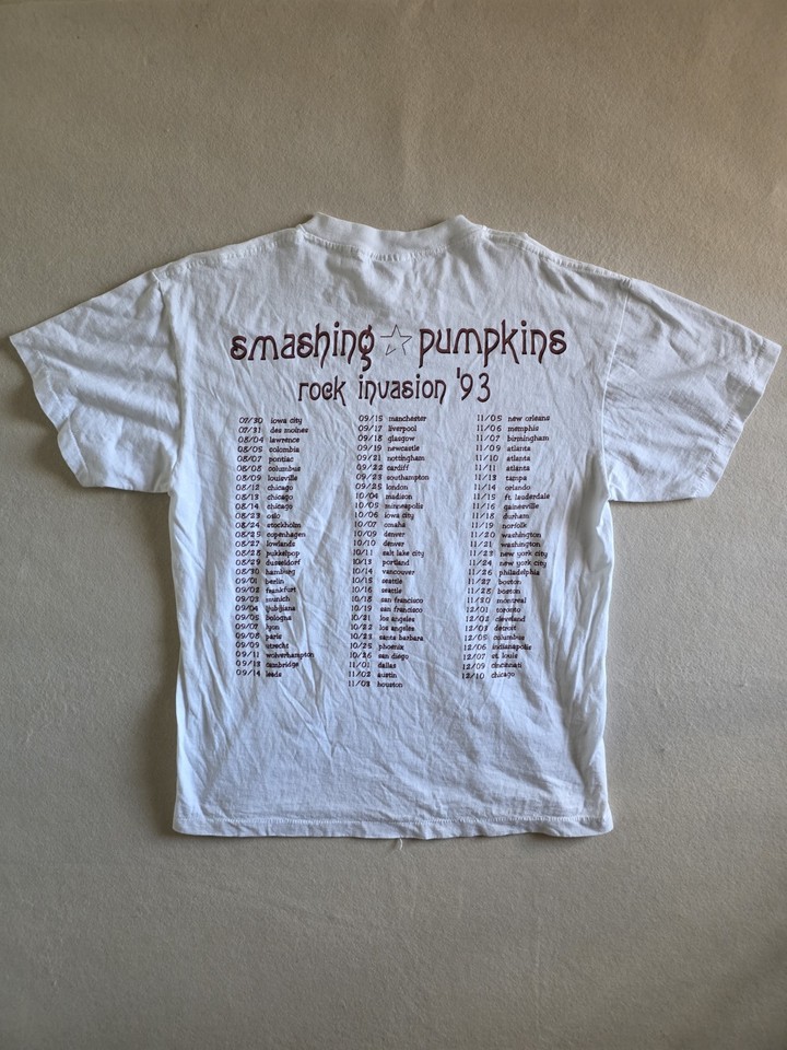 Smashing Pumpkins Big Print Siamese Dream Tour Tee Tshirt L Large | eBay