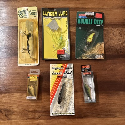 Vintage Fishing Lures Lot Of 6, New In Original Packaging Fish Lure ...