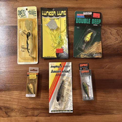 Vintage Fishing Lures Lot Of 6, New In Original Packaging Fish Lure ...