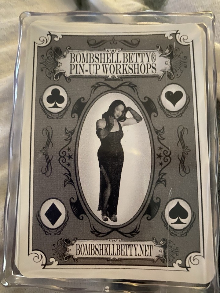 Vintage Bombshell Betty Pin Up Workshops Playing Cards. Rare & Hard to ...