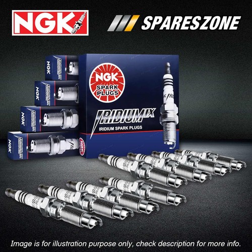 8 x NGK Iridium IX Spark Plugs for Rolls Royce Corniche Flying Spur ...