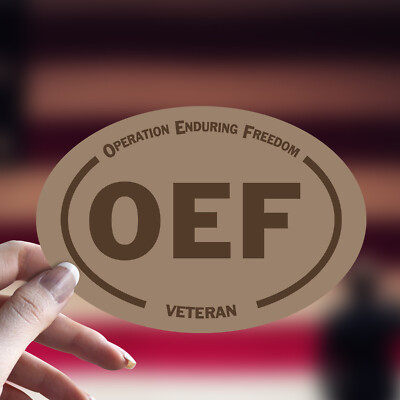 Operation Enduring Freedom Military Veteran Quality Vinyl Decal Sticker ...