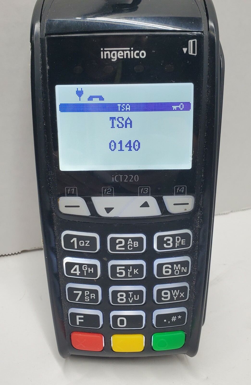 Ingenico Credit Card Terminal~Model ICT220-11T2371A~Untested | eBay