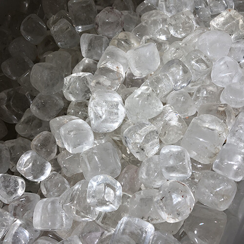 2.2LB Natural Clear Quartz Quartz Crystal Tumbled Bulk Stones healing ...