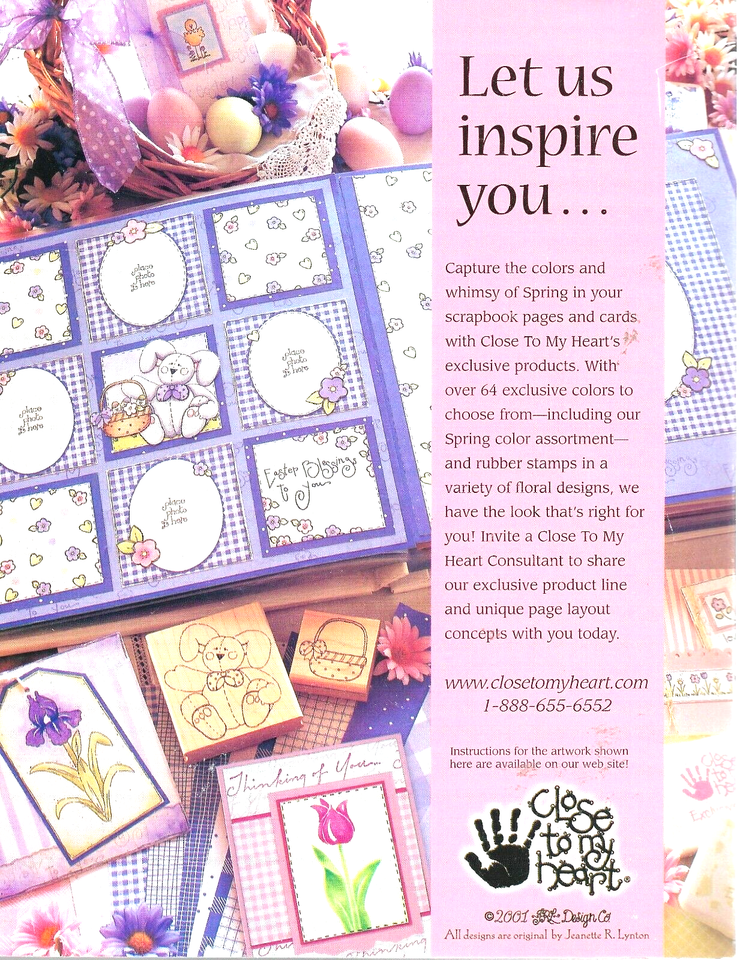 Creating Keepsakes Magazine April 2002 Becky Higgins Pages Scrapbooking ...
