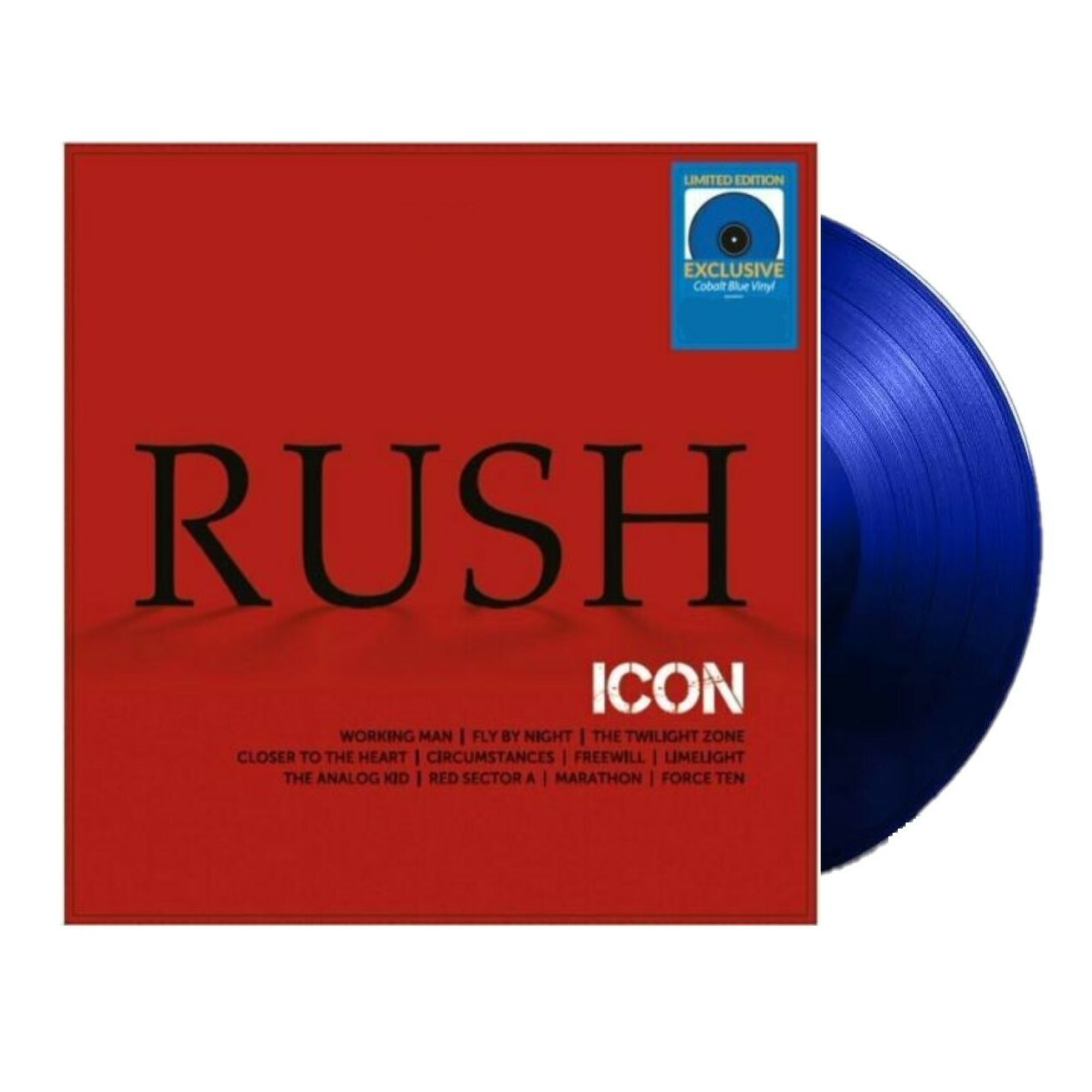 RUSH ICON VINYL! LIMITED COBALT BLUE LP! WORKING MAN, FLY BY NIGHT ...