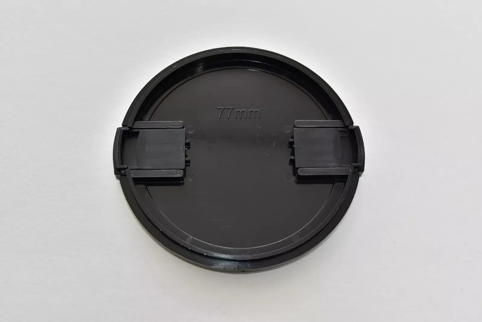 [Brand New] 77mm Front Lens Cap Clip On for Nikon Canon Olympus Sony ...