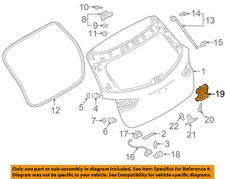 Mazda OEM 16-17 Cx-9 Liftgate-lock Actuator Motor Tk4962310c for sale ...