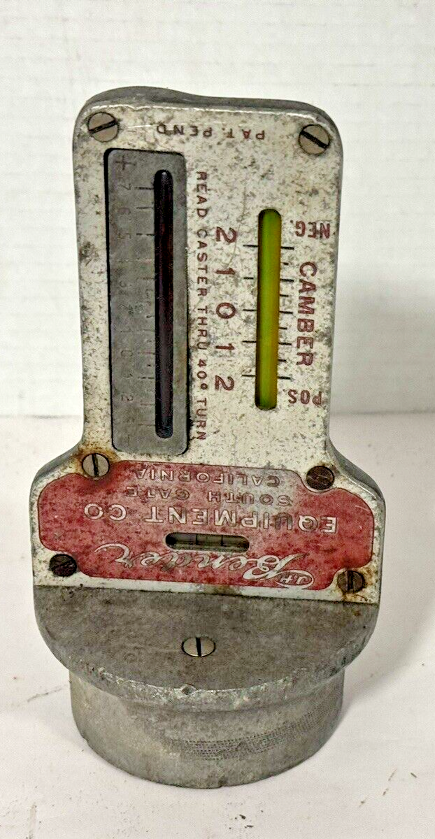 Vintage JH Bender Model 400 Magnetic Camber Caster Gauge for Parts or ...